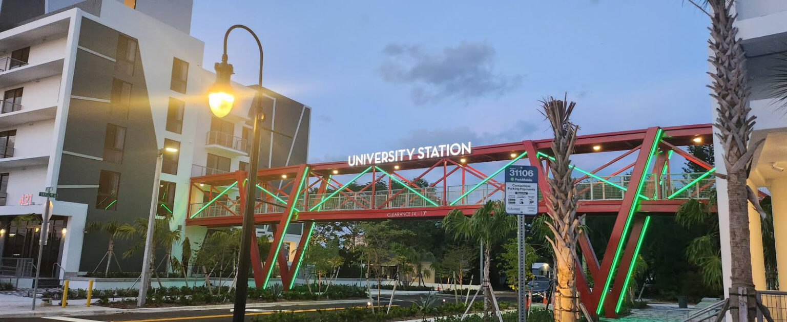 Capitol Steel Delivers Signature Bridge at University Station in ...